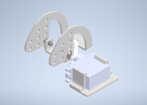 R5 Dome Servo Hinges with direct Drive Clip | MOTOR-BLOCK